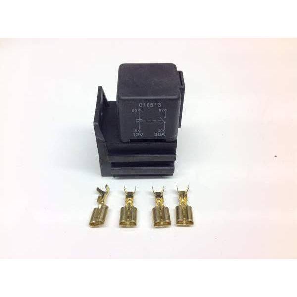 12V 30amp 4 pin make-break Relay & Universal Relay Holder - Simply ...