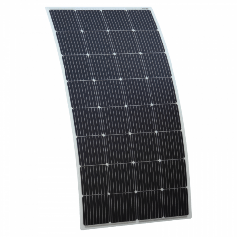 200w Monocrystalline Semi-Flexible Solar Panel - Rear Junction Box ...