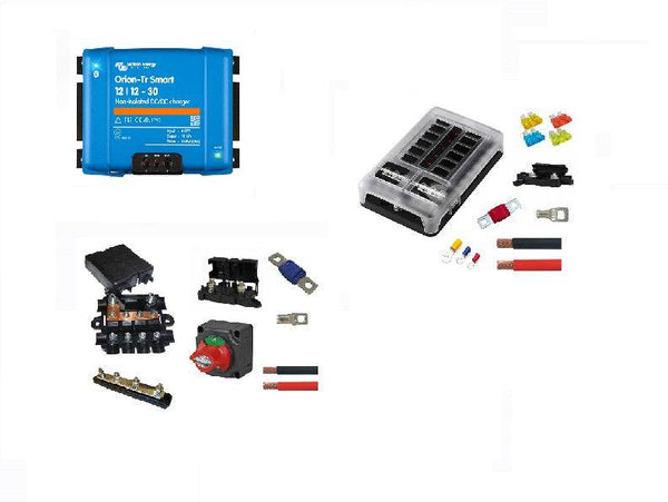 Campervan Electric kit VKIT01 Victron Non Isolated 30a B2B, Fuse Box ...