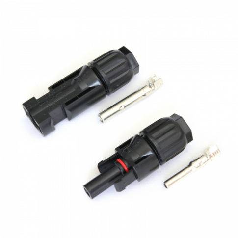 Pair MC4-compatible connectors Male/Female for 2.5mm 4mm & 6mm Cable ...