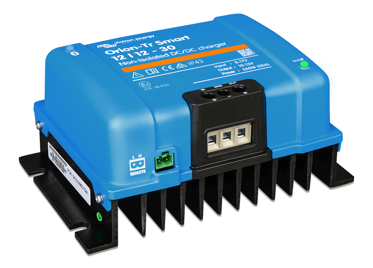 Victron Orion Tr Smart 12V 30A Non Isolated DC-DC B2B Split Charge Kit ...